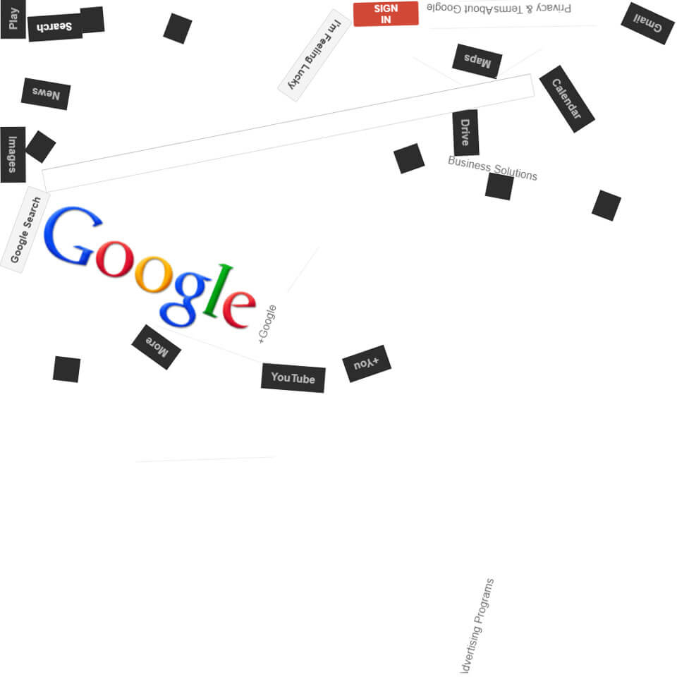 Google العائم — العب على elgooG